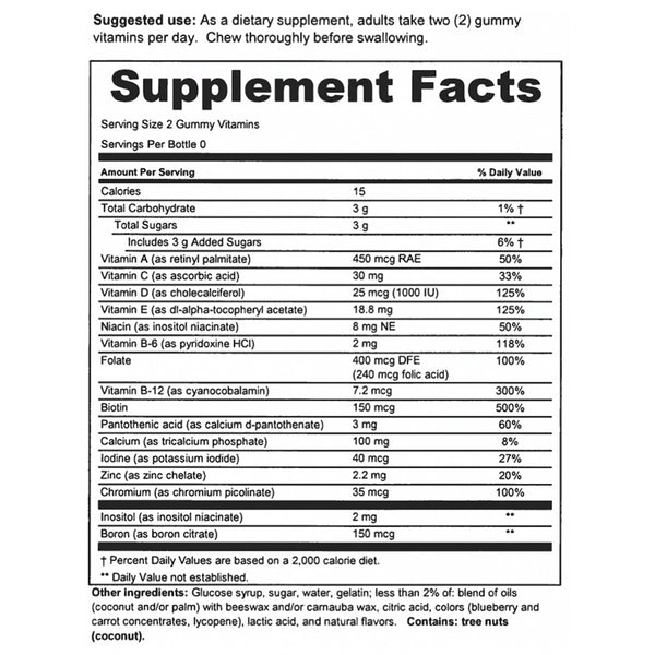 Vitafusion Women'S Multivitamin, 220 Gummies - FamGuards